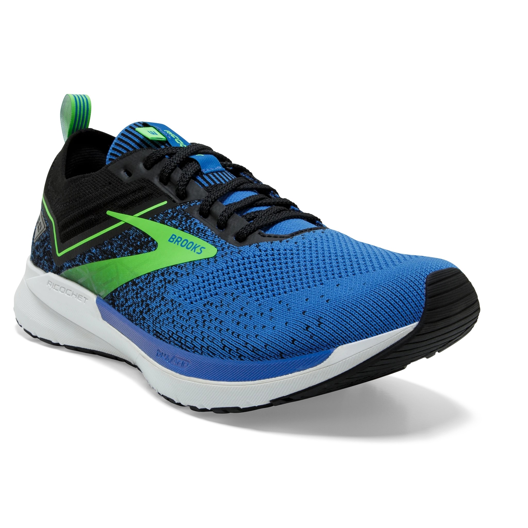 BROOKS RICOCHET 3 India Ink/Blue/Green Gecko | TRAILPOINT