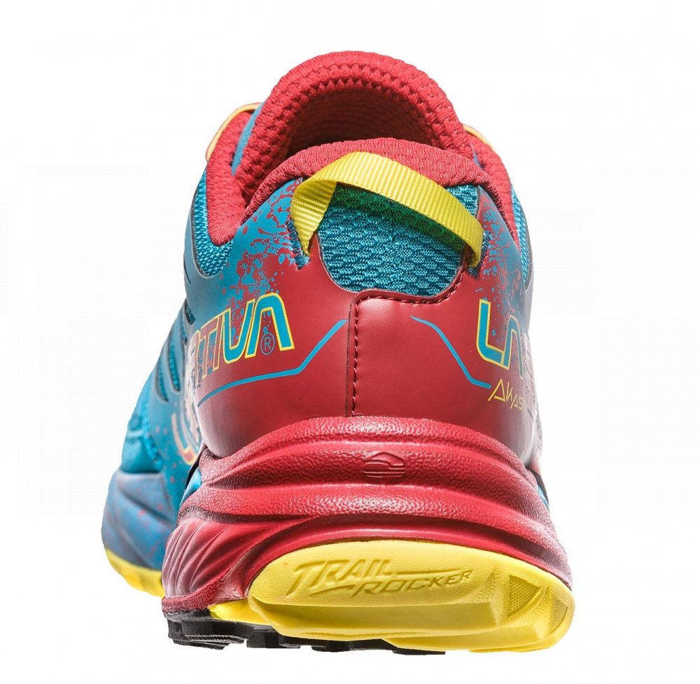 LA SPORTIVA AKASHA M Tropic Blue/ Cardinal Red | TRAILPOINT
