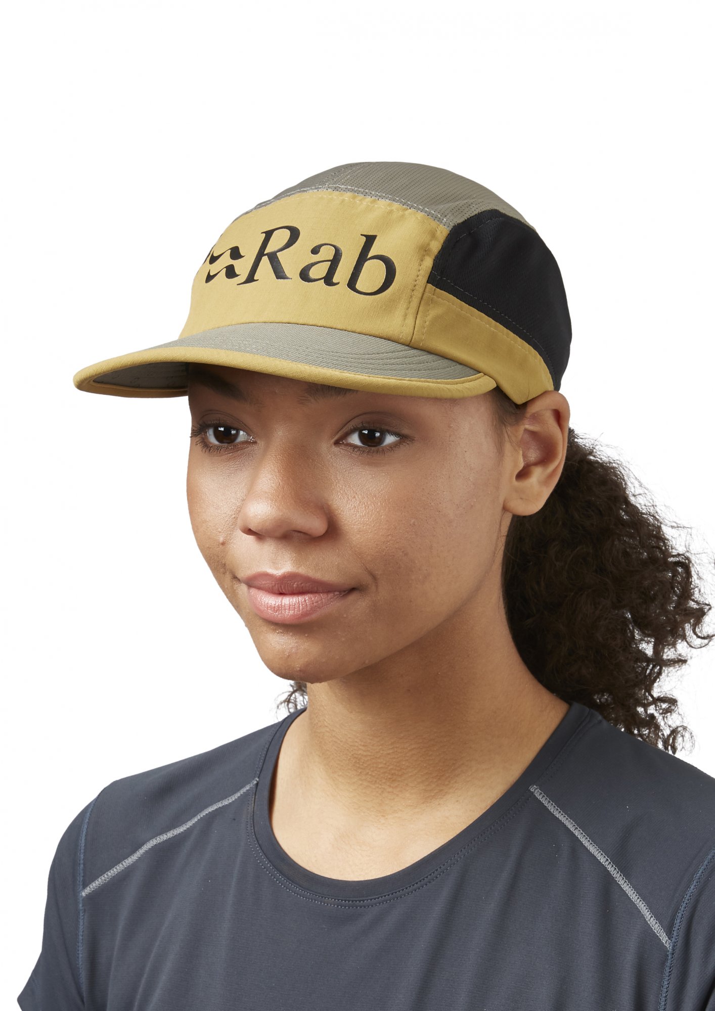 RAB MOMENTUM 5 PANEL CAP ČEPICE Footprint/Light Khaki | TRAILPOINT